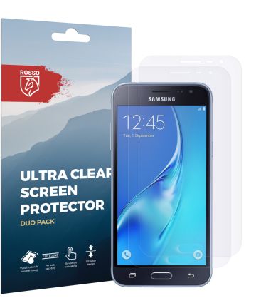 Rosso Samsung Galaxy J3 (2016) Ultra Clear Screen Protector Duo Pack ...