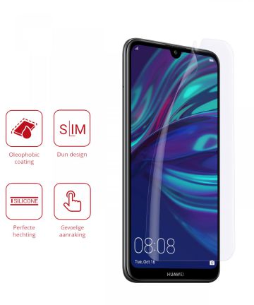 Rosso Huawei Y7 (2019) Ultra Clear Screen Protector Duo Pack | GSMpunt.nl