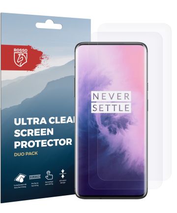 Rosso OnePlus 7 Pro Ultra Clear Screen Protector Duo Pack | GSMpunt.nl