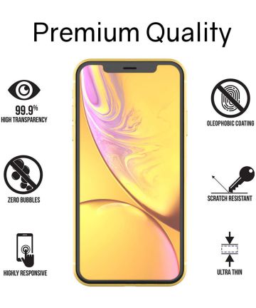 Whitestone Dome Glass Apple iPhone XR Screen Protector | GSMpunt.nl