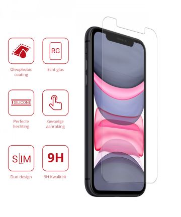 Rosso Apple iPhone 11 9H Tempered Glass Screen Protector | GSMpunt.nl