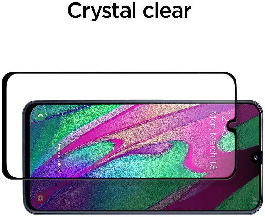 Spigen Samsung Galaxy A40 Full Cover Tempered Glass Screen Protector | gsmpunt