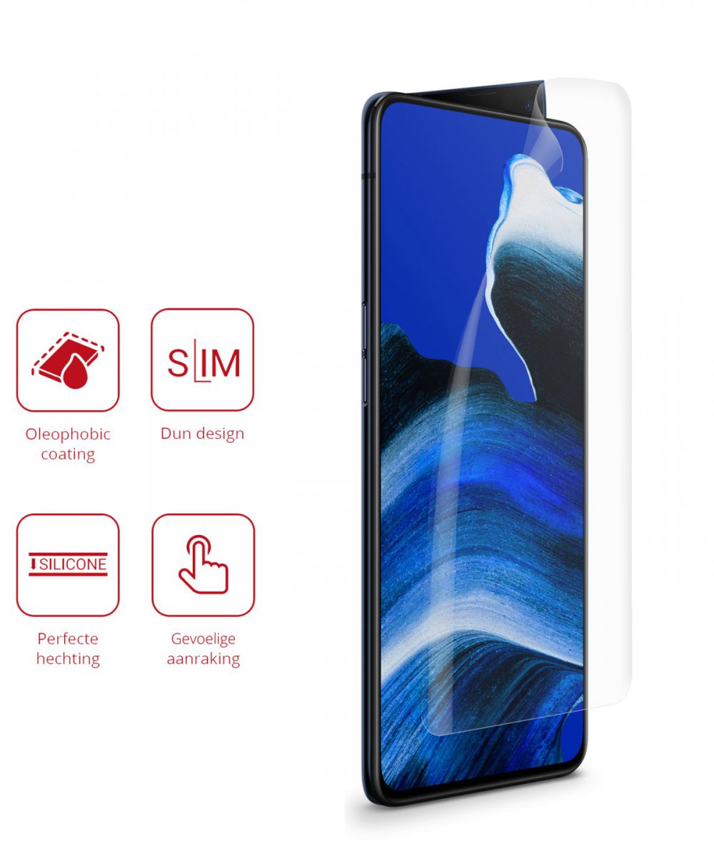 Rosso Oppo Reno2 Ultra Clear Screen Protector Duo Pack | gsmpunt