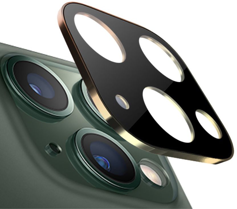 Apple iPhone 11 Pro / Pro Max Camera Lens Metal Ring Protector Goud ...