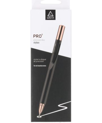 Adonit Jot Pro 4 Stylus Pen Met Disc Top Zwart | GSMpunt.nl