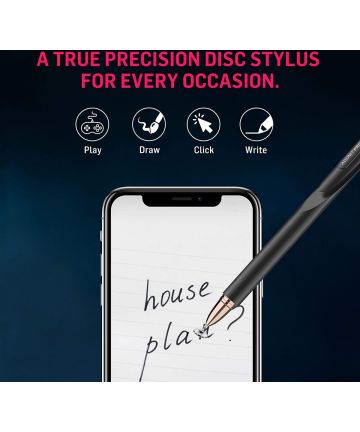 Adonit Jot Pro 4 Stylus Pen Met Disc Top Zwart | GSMpunt.nl