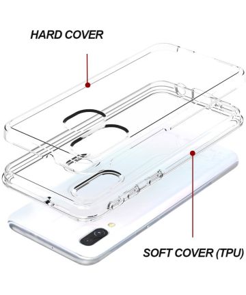 Samsung Galaxy A40 Hybride Back Cover Transparant | GSMpunt.nl
