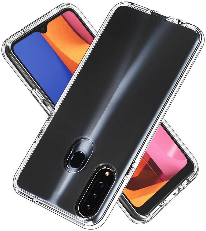 Samsung Galaxy A20s Hybride Back Cover Transparant | GSMpunt.nl