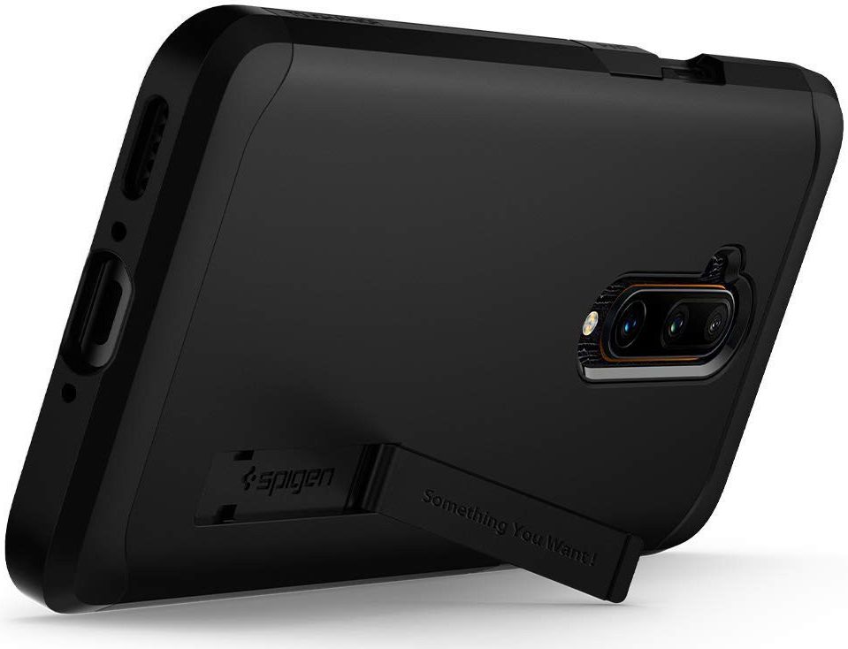 Spigen Tough Armor Hoesje OnePlus 7T Pro Zwart | gsmpunt
