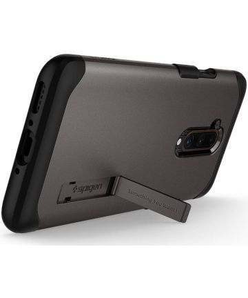 Spigen Slim Armor OnePlus 7T Pro Hoesje Gunmetal | GSMpunt.nl
