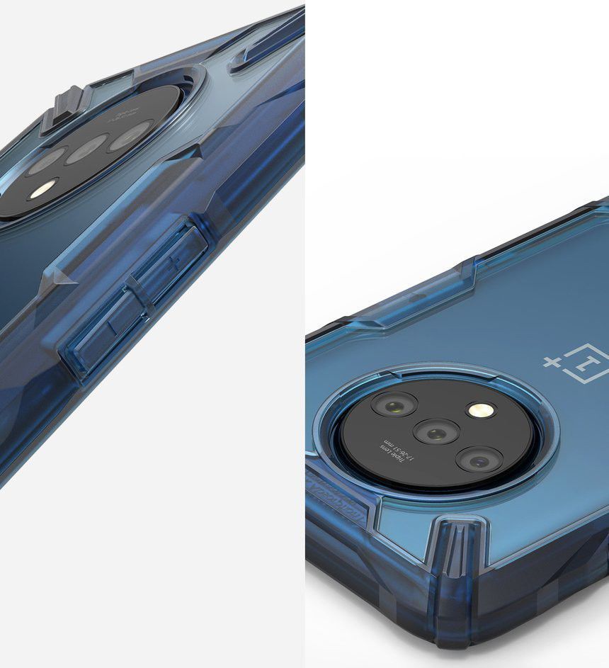 Ringke Fusion X OnePlus 7T Pro Hoesje Blauw | GSMpunt.nl