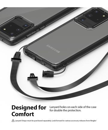 Ringke Fusion Samsung Galaxy S20 Ultra Hoesje Transparant/Zwart ...