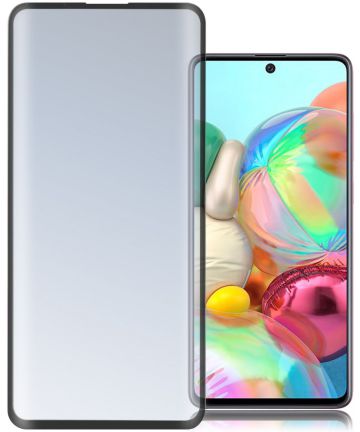 4smarts Second Glass Curved Samsung A71 Screen Protector Zwart | GSMpunt.nl