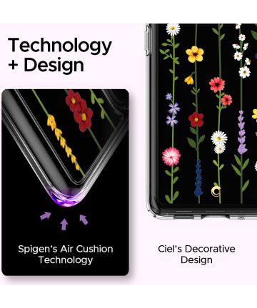 Spigen Ciel by Cyrill Cecile Samsung S20 Plus Hoesje Flower Garden | GSMpunt.nl