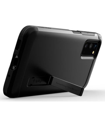 Spigen Tough Armor Samsung Galaxy S20 Hoesje Zwart | GSMpunt.nl