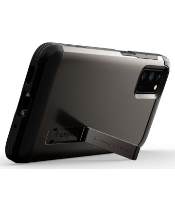 Spigen Tough Armor Samsung Galaxy S20 Hoesje Gunmetal | GSMpunt.nl