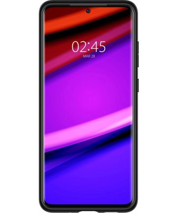 Spigen Core Armor Samsung Galaxy S20 Ultra Hoesje Zwart | GSMpunt.nl