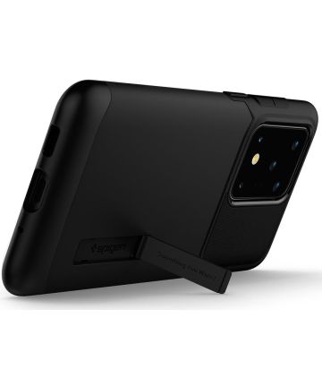 Spigen Slim Armor Samsung Galaxy S20 Ultra Hoesje Zwart | GSMpunt.nl