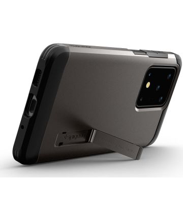 Spigen Tough Armor Samsung Galaxy S20 Ultra Hoesje Gunmetal | GSMpunt.nl