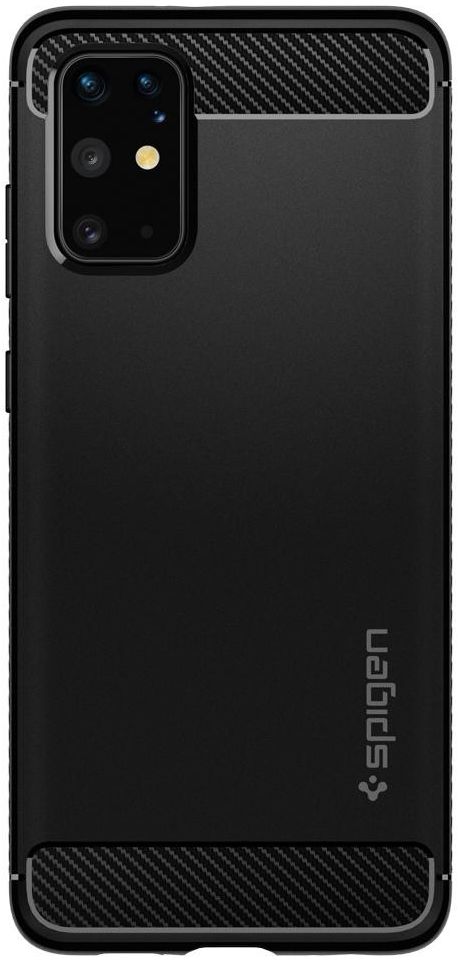 Spigen Rugged Armor Samsung Galaxy S20 Plus Hoesje Zwart | gsmpunt