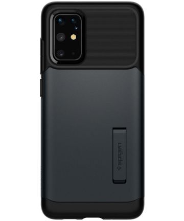 Spigen Slim Armor Samsung Galaxy S20 Plus Hoesje Metal Slate | GSMpunt.nl