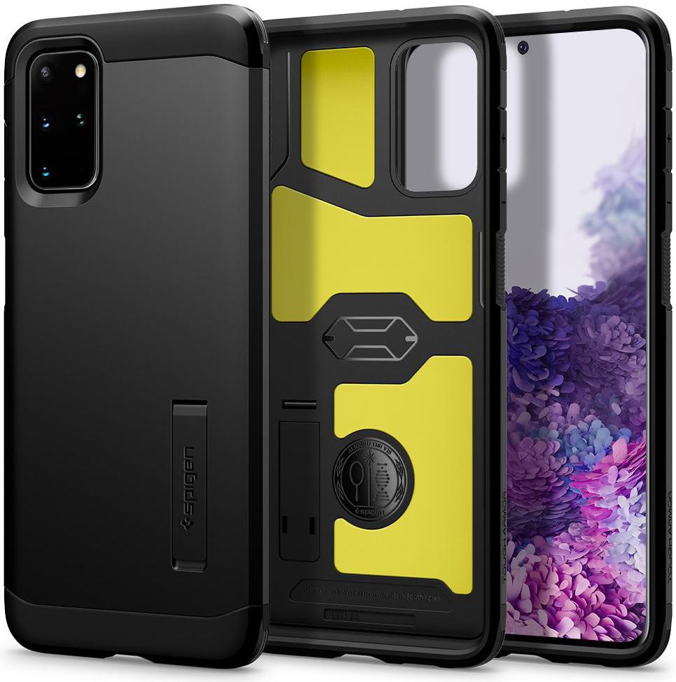 Spigen Tough Armor Samsung Galaxy S20 Plus Hoesje Zwart | gsmpunt