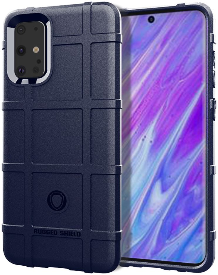 Samsung Galaxy S20 Plus Hoesje Shock Proof Rugged Shield Blauw | GSMpunt.nl