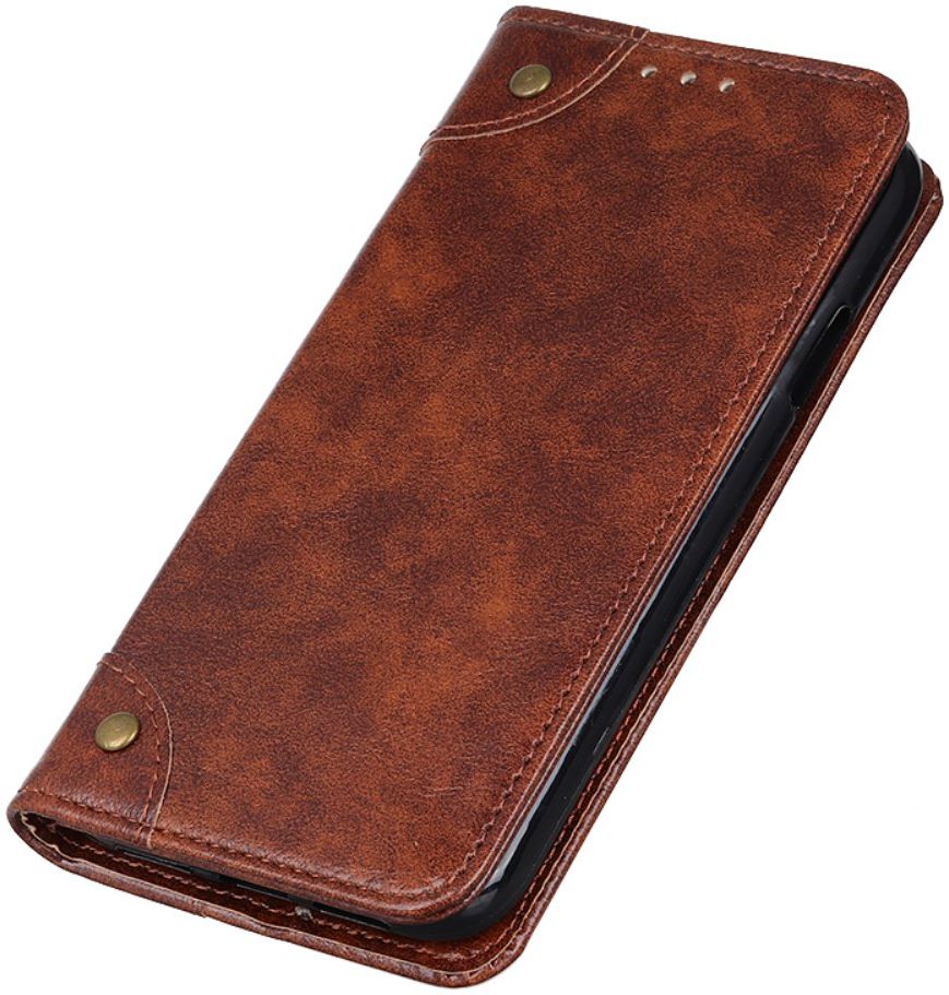 Samsung Galaxy S20 Hoesje Wallet Book Case Voor Pasjes Kunstleer Bruin | GSMpunt.nl