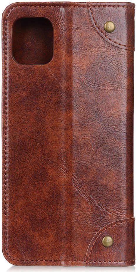 Samsung Galaxy S20 Hoesje Wallet Book Case Voor Pasjes Kunstleer Bruin | GSMpunt.nl