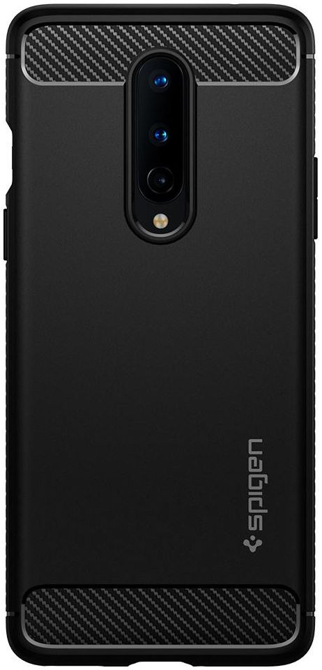 Spigen Rugged Armor OnePlus 8 Hoesje Zwart | gsmpunt
