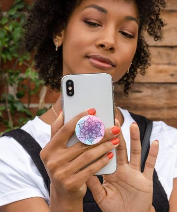PopSockets PopGrip PopTop Telefoon Greep en Standaard Rainbow Nirvana ...