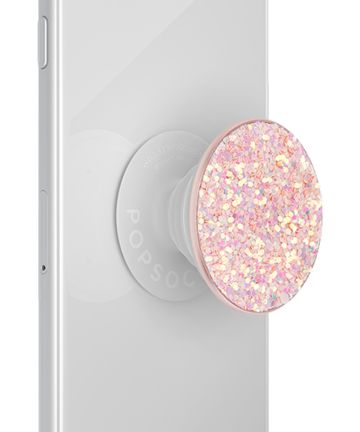 PopSockets PopGrip PopTop Premium Greep en Standaard Sparkle Rose | GSMpunt.nl