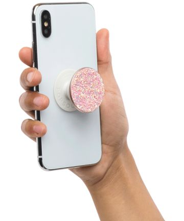 PopSockets PopGrip PopTop Premium Greep en Standaard Sparkle Rose ...