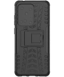 Spigen Rugged Armor Samsung Galaxy S20 Ultra Hoesje Zwart | GSMpunt.nl