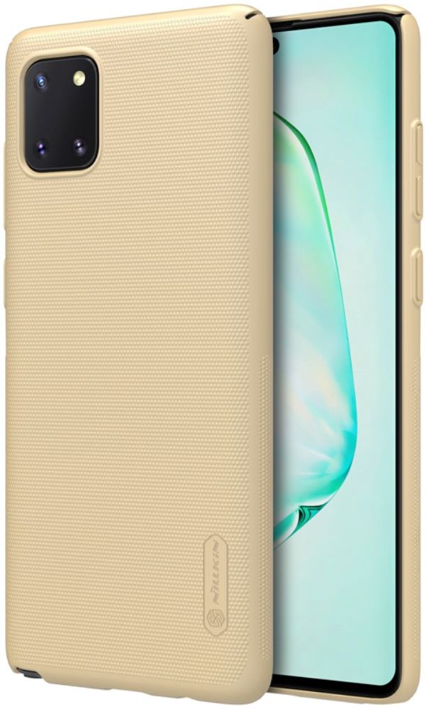 Nillkin Super Frosted Shield Case Samsung Galaxy Note s10 Lite Goud ...