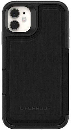 LifeProof iPhone 11 Flip Back Cover Portemonnee Hoesje Zwart | gsmpunt