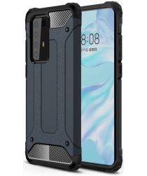 4smarts 360° Protection Set Premium for Huawei P40 Pro Zwart | GSMpunt.nl