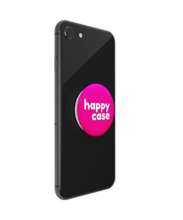 PopSockets X HappyCase PopGrip PopTop Greep en Standaard Pink | GSMpunt.nl