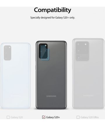 Ringke ID Tempered Glass Camera Lens Samsung Galaxy S20 Plus (3 Pack ...