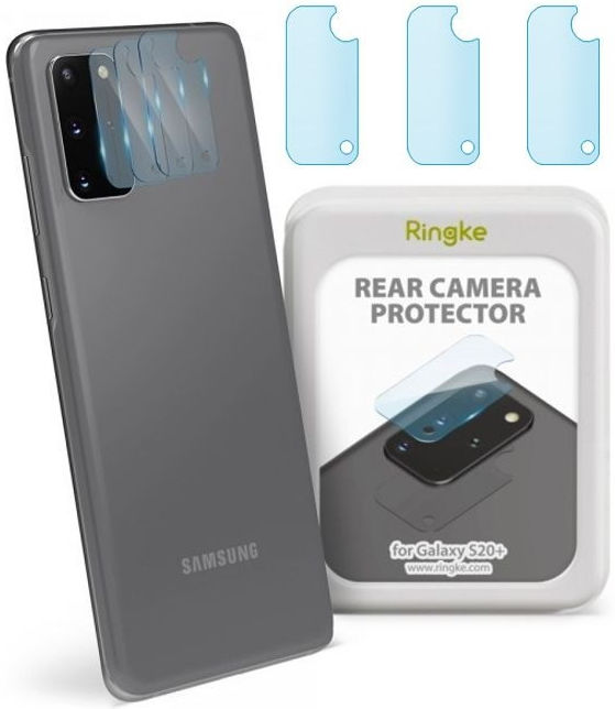 Ringke ID Tempered Glass Camera Lens Samsung Galaxy S20 Plus (3 Pack ...