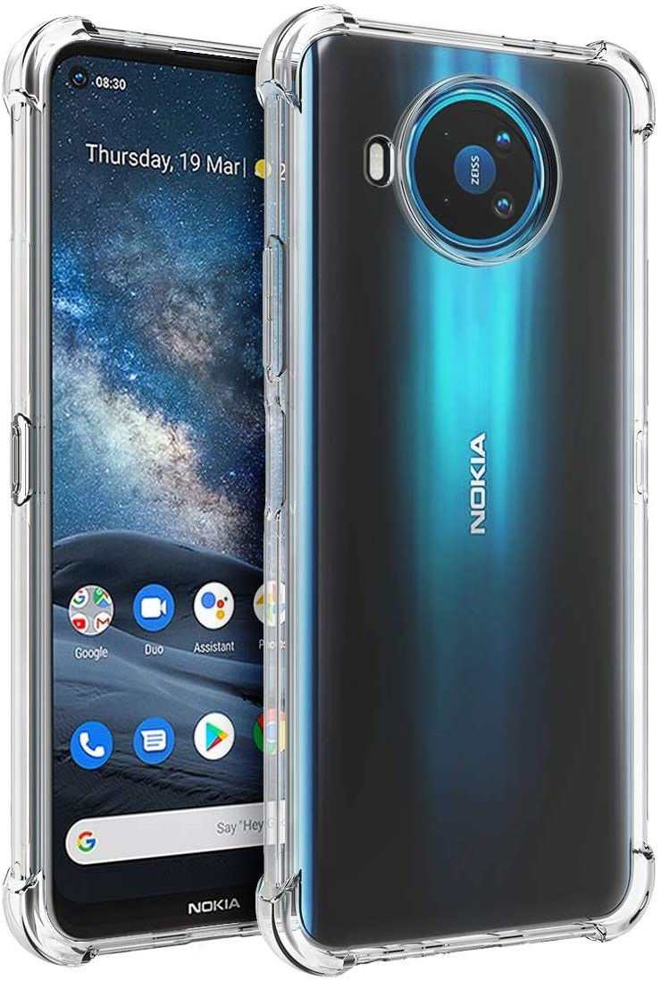 Nokia 8.3 Dun TPU Hoesje Schokbestendig Transparant | GSMpunt.nl