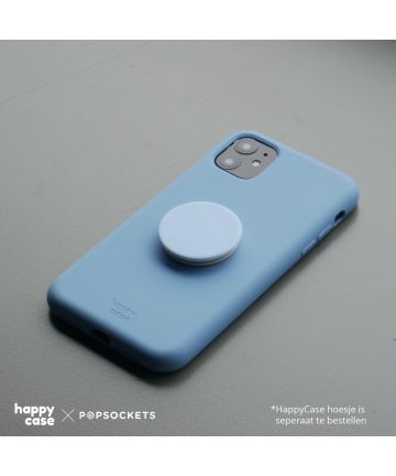 PopSockets X HappyCase PopGrip PopTop Greep en Standaard Blauw | GSMpunt.nl