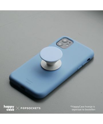 PopSockets X HappyCase PopGrip PopTop Greep en Standaard Blauw | GSMpunt.nl