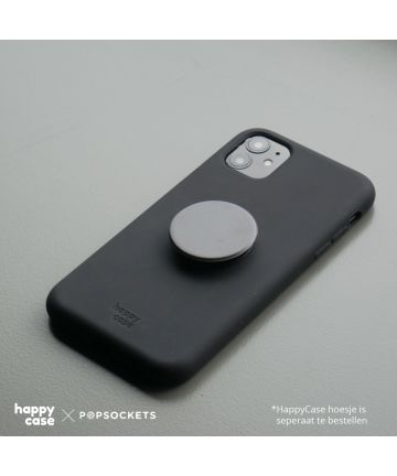 PopSockets X HappyCase PopGrip PopTop Greep en Standaard Zwart | GSMpunt.nl
