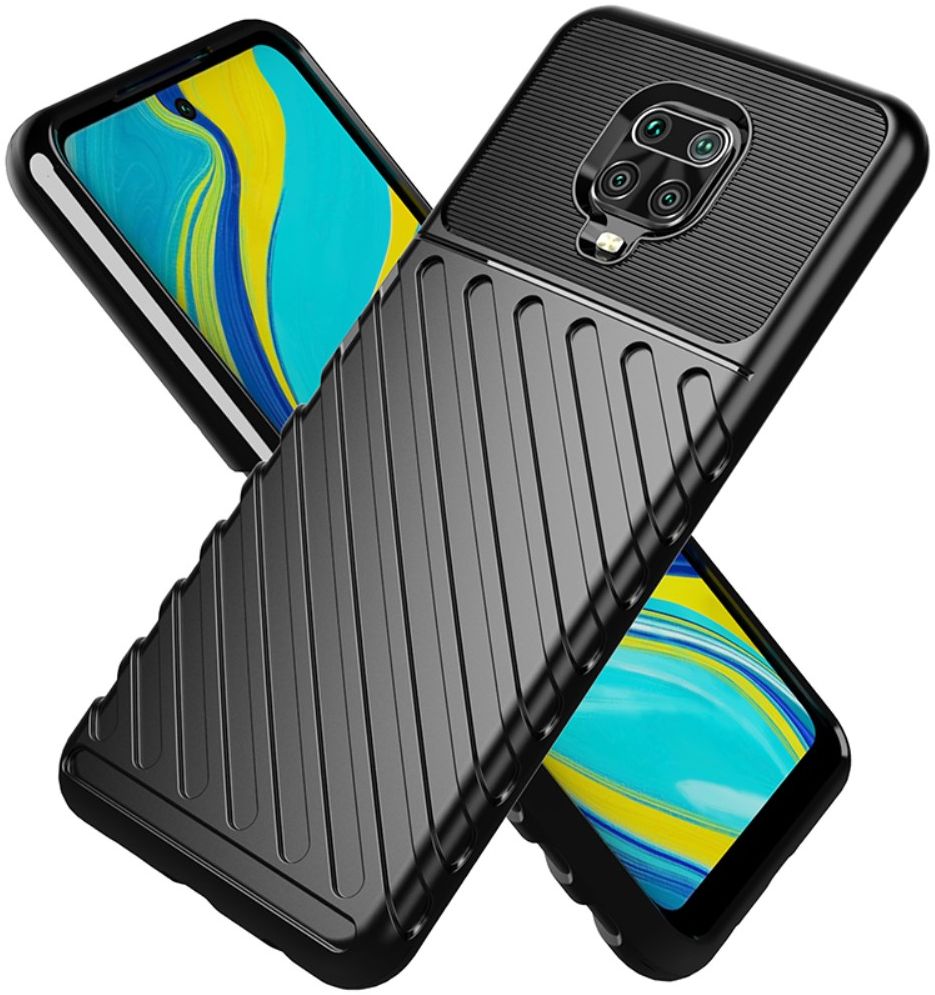 Redmi Note 9S / Note 9 Pro Hoesje Twill Thunder Texture Zwart | gsmpunt
