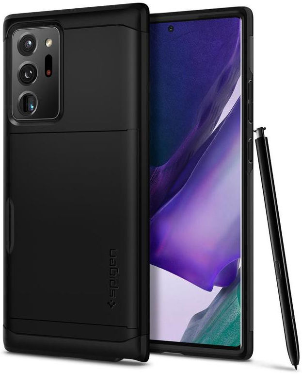 Spigen Slim Armor Card Holder Case Samsung Galaxy Note 20 Ultra Zwart ...