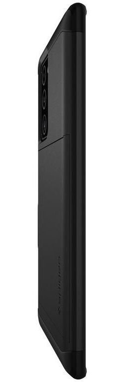 Spigen Slim Armor Card Holder Case Samsung Galaxy Note 20 Ultra Zwart | gsmpunt