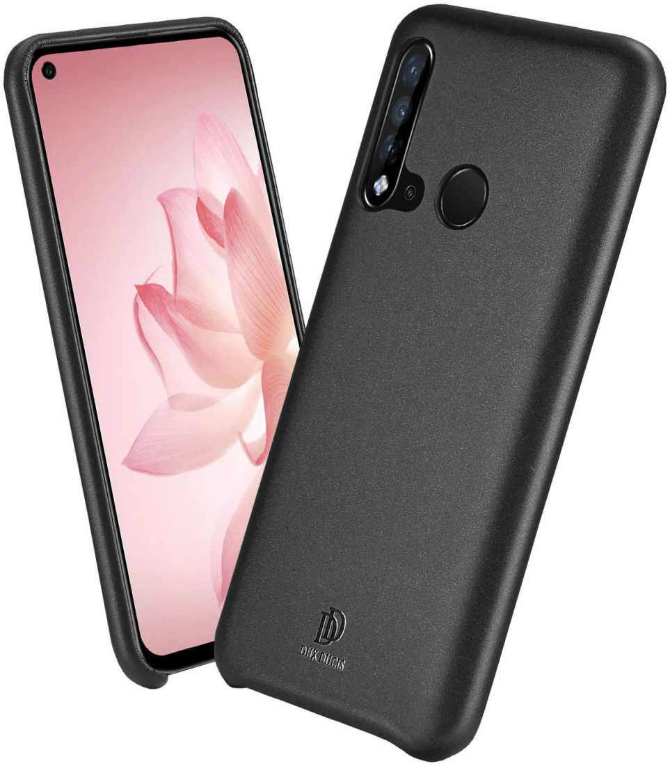 Dux Ducis Skin Lite Huawei P20 Lite Back Cover Hoesje Zwart | GSMpunt.nl