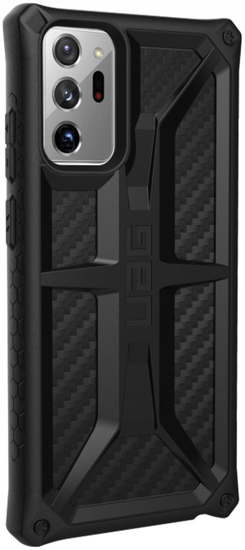 UAG Monarch Samsung Galaxy Note 20 Ultra Hoesje Carbon Fiber | gsmpunt