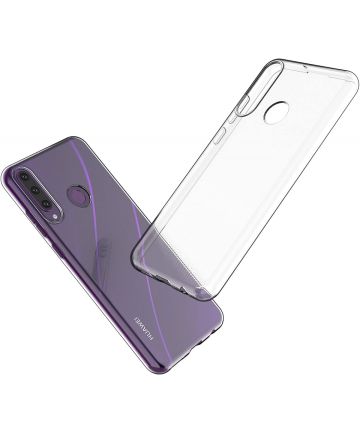 Huawei Y6p Back Cover Dun TPU Transparant | GSMpunt.nl